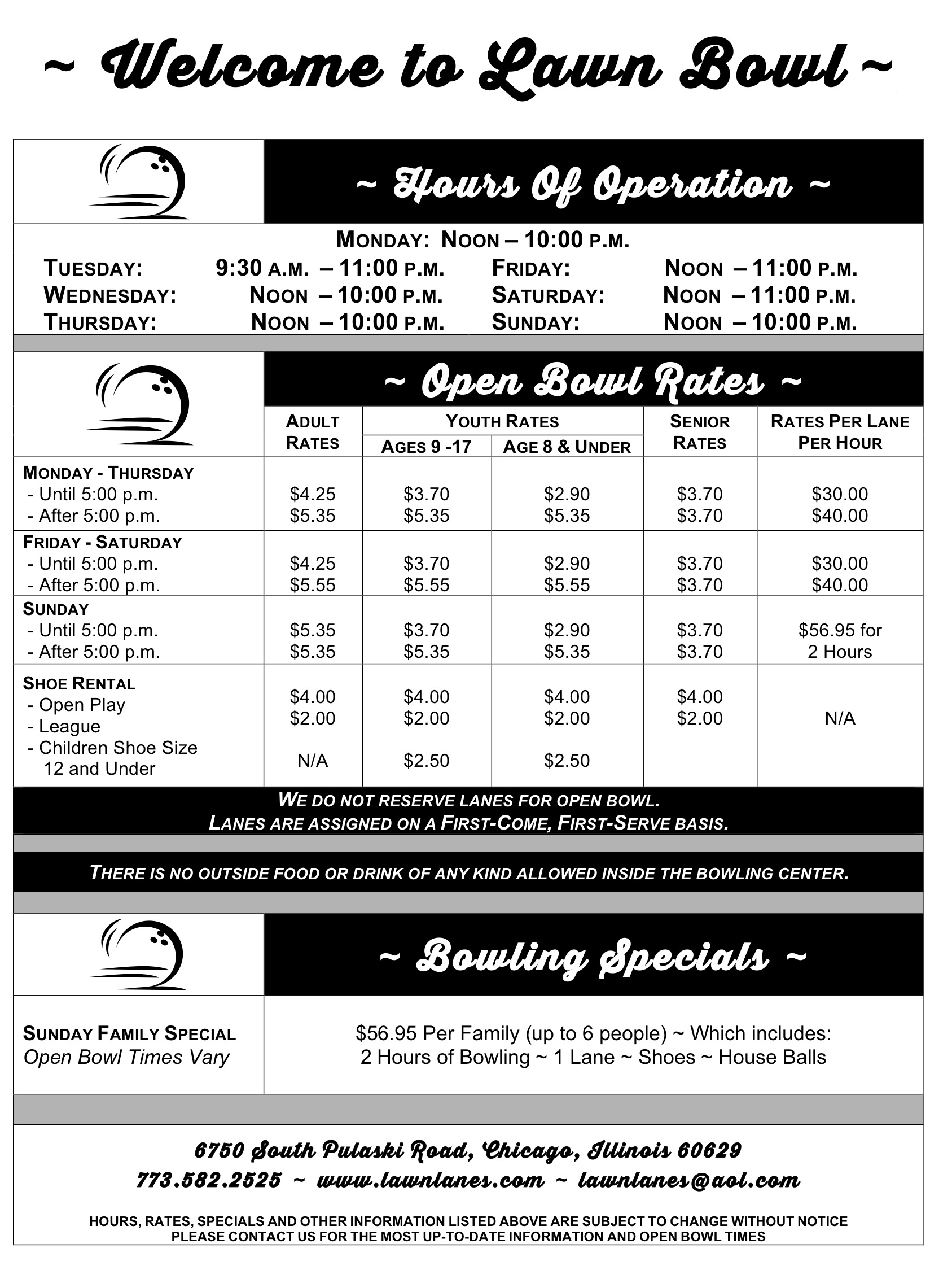 Rates